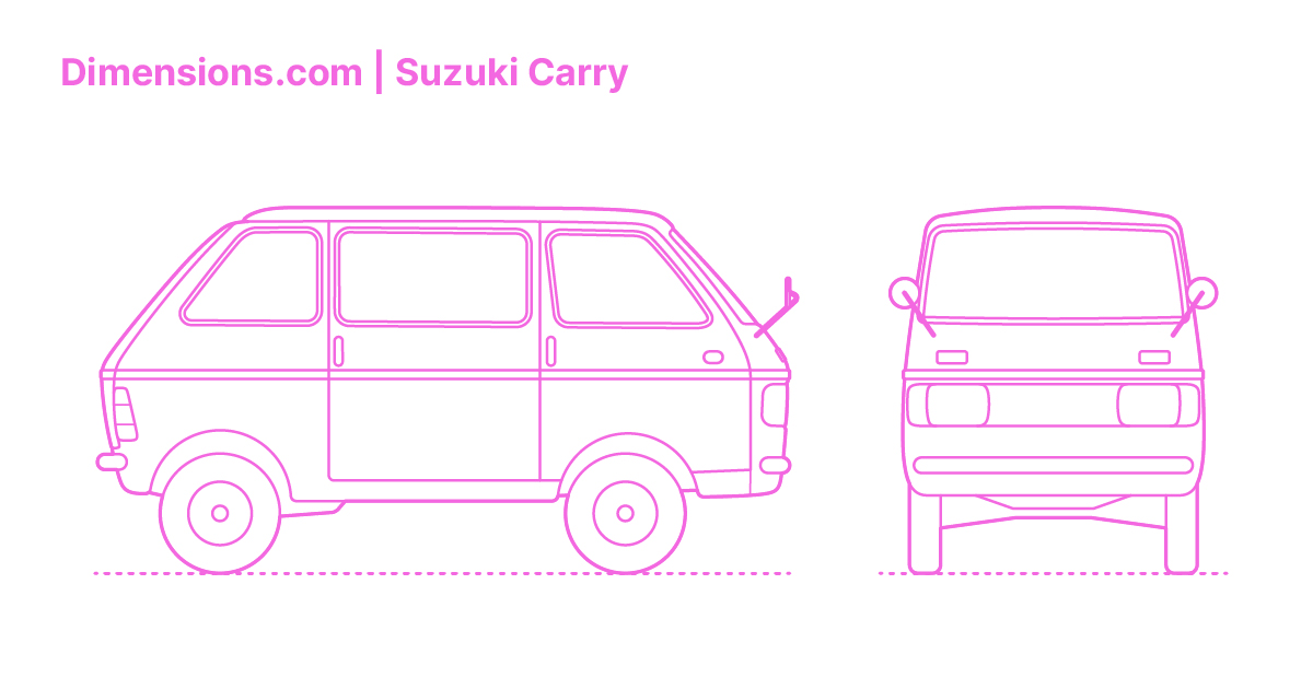 Suzuki Carry Dimensions & Drawings | Dimensions.com