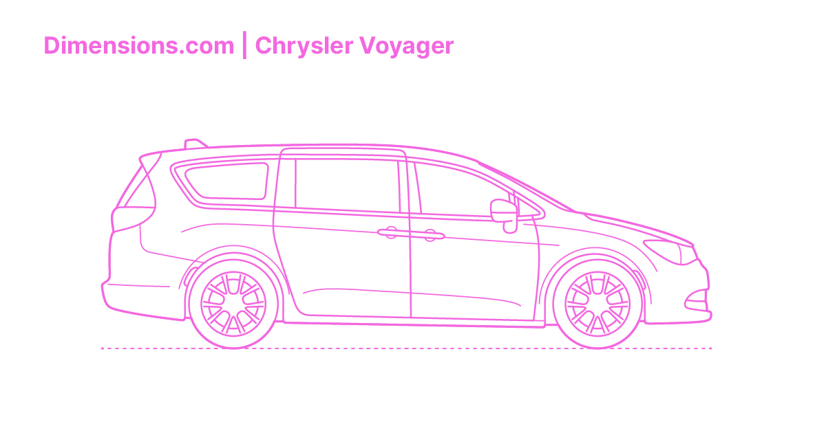 Chrysler Voyager Dimensions & Drawings | Dimensions.com