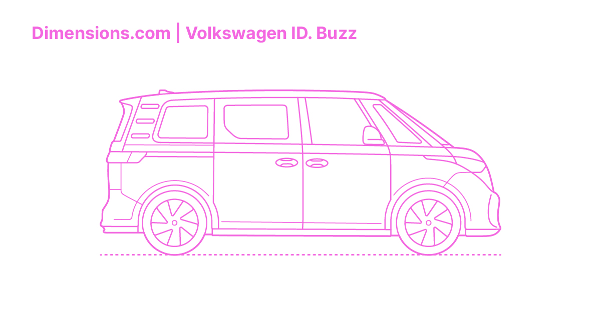 Volkswagen ID. Buzz Dimensions & Drawings | Dimensions.com