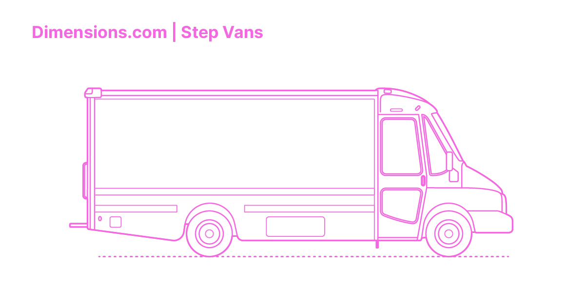 Step Vans Dimensions & Drawings | Dimensions.com