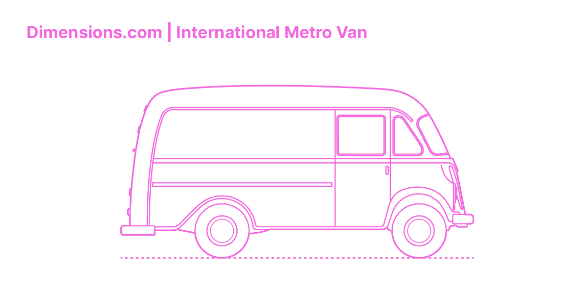 International Metro Van Dimensions & Drawings | Dimensions.com