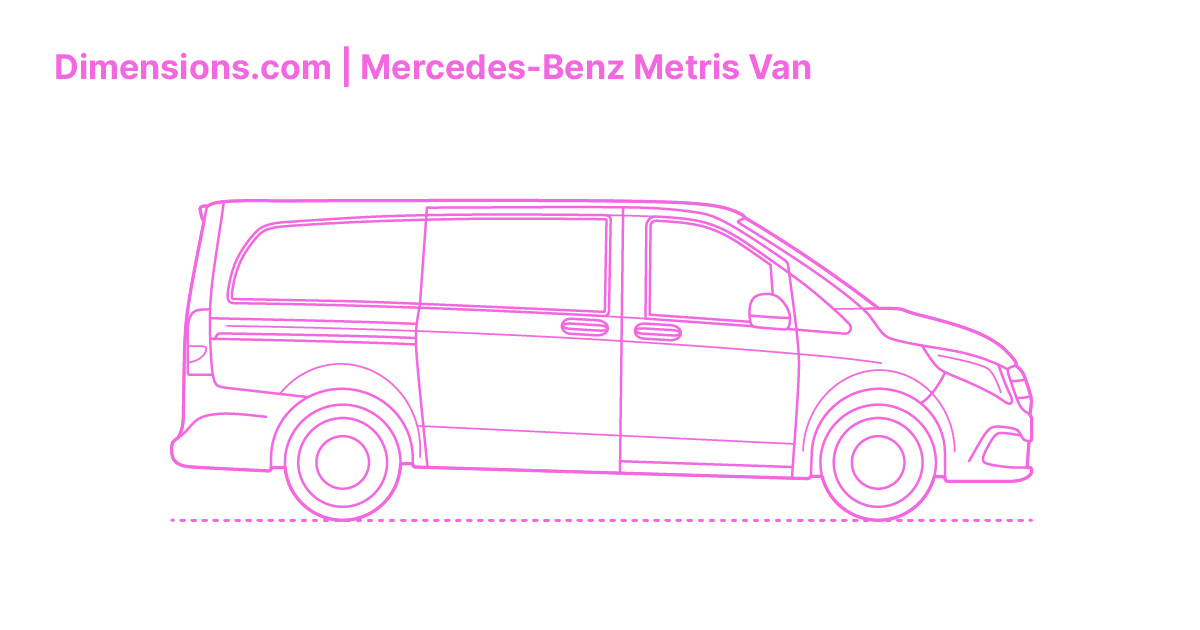 Mercedes-Benz Metris Van Dimensions & Drawings | Dimensions.com