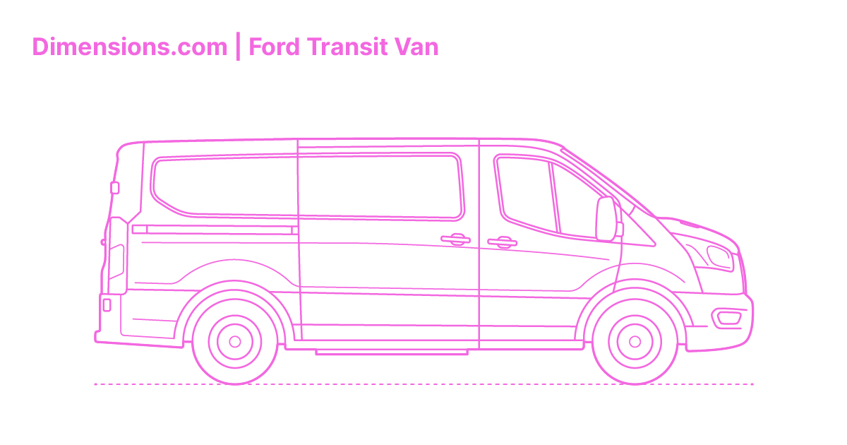 Ford Transit Van Dimensions & Drawings | Dimensions.com