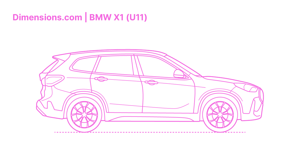BMW X1 (U11) Dimensions & Drawings | Dimensions.com