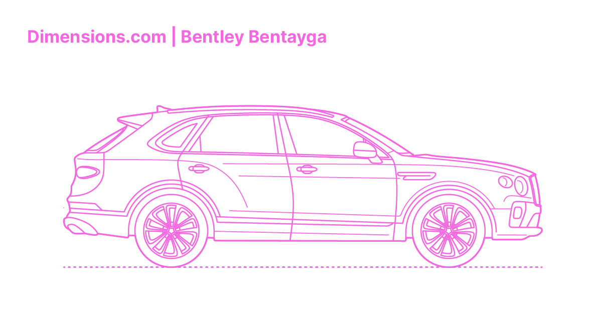 Bentley Bentayga Dimensions & Drawings | Dimensions.com