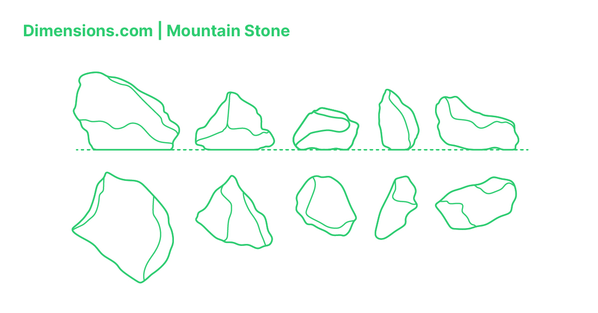 Mountain Stone Dimensions & Drawings | Dimensions.com