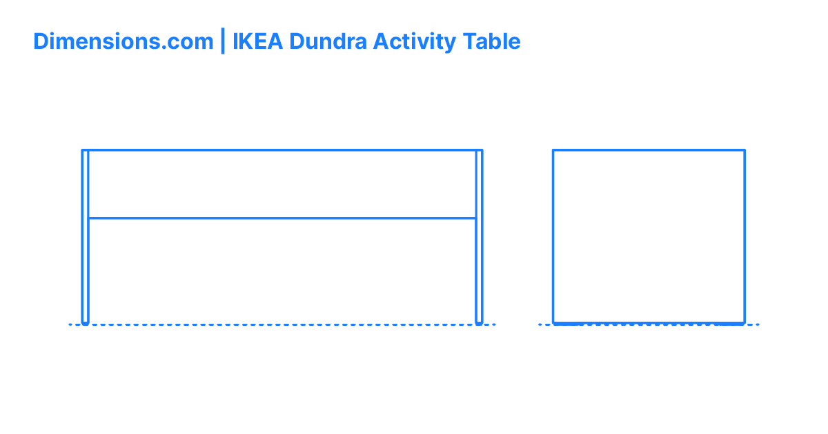 IKEA Dundra Activity Table Dimensions & Drawings | Dimensions.com