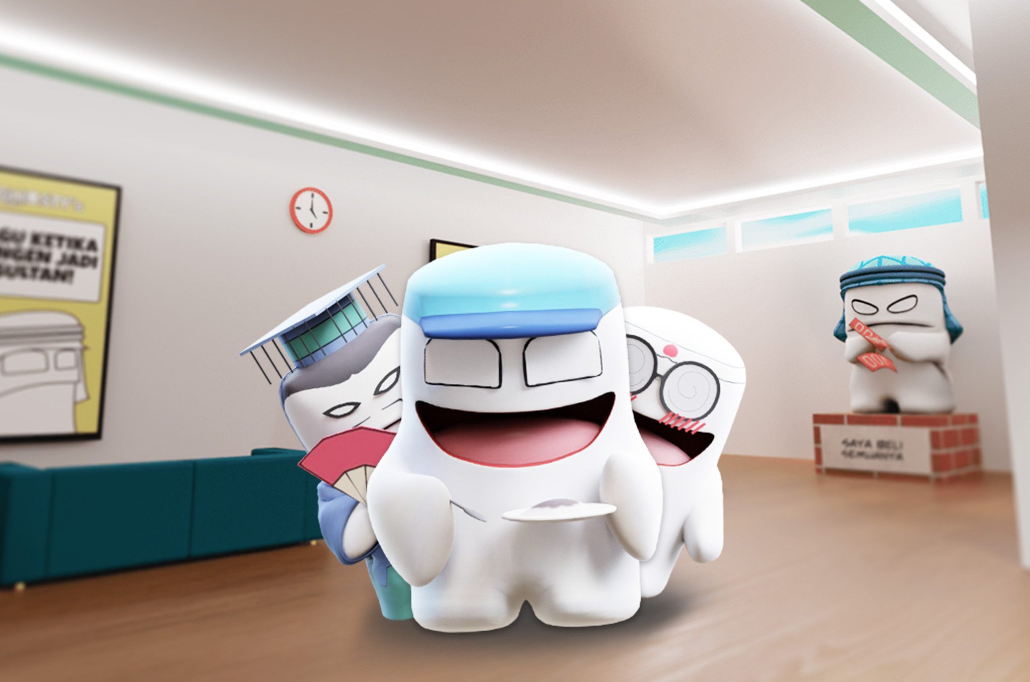 Visit GHOSTY'S COMIC Virtual Space on Assemblr Spaces!