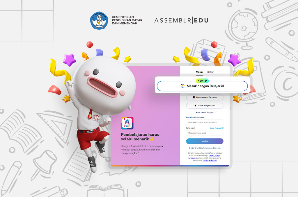 Assemblr EDU is Now Officially Available for Belajar.id User