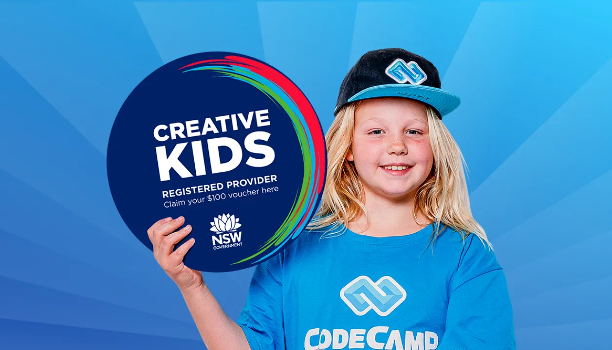 Save $50 with the NSW Active and Creative Kids Rebate - Code Camp