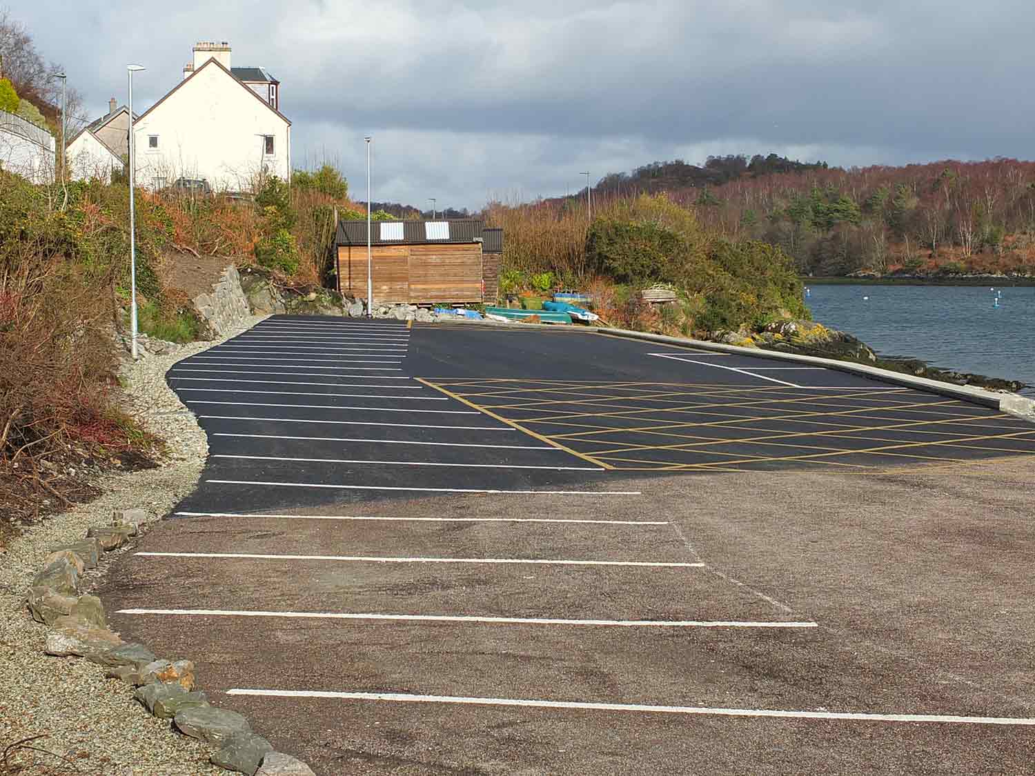 Extension to Harbour Car Park Completed! | Tarbert Harbour News