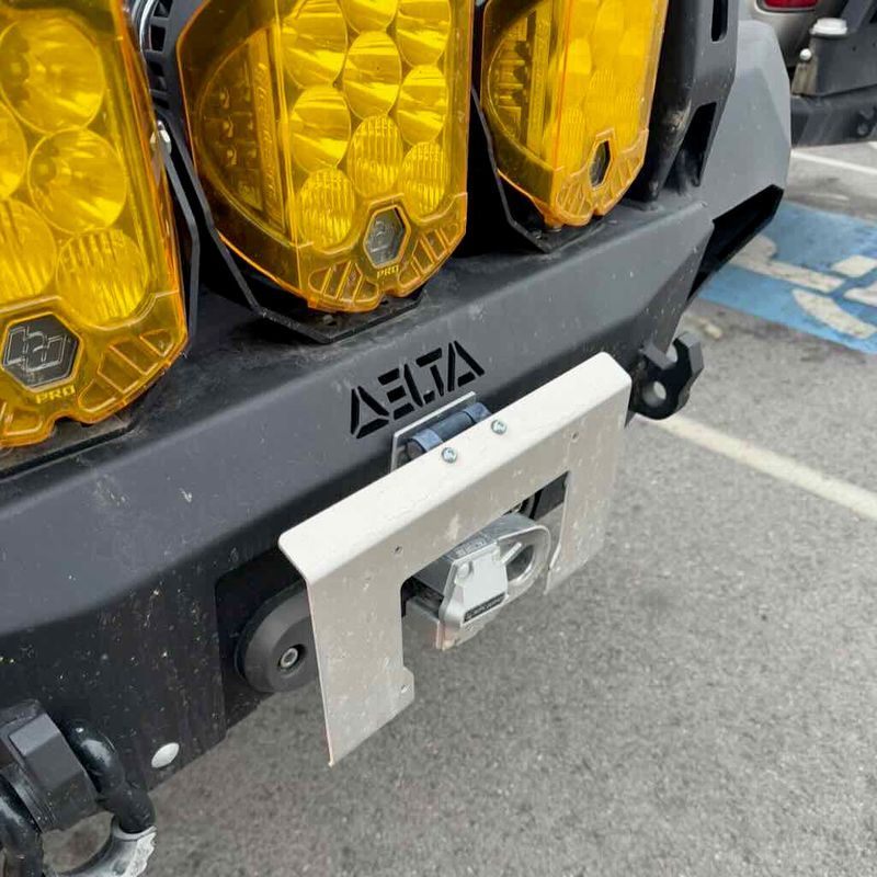 Delta Vehicle Systems - DVS Front Flip-up License Plate holder