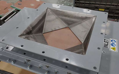 Titan Slide Gate with V-Notch Blade Handling Sand | Vortex