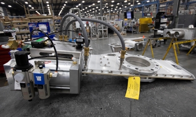 ATEX rated Quantum Orifice Gate Handling Cellulose | Vortex