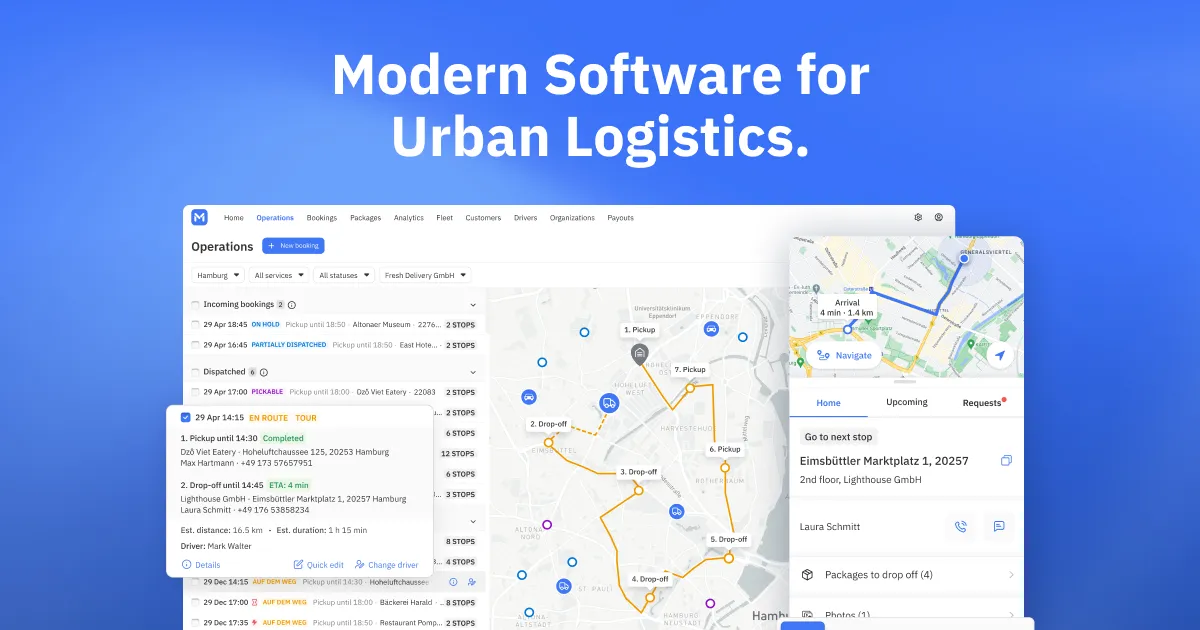 MotionTools | Modern software for urban logistics