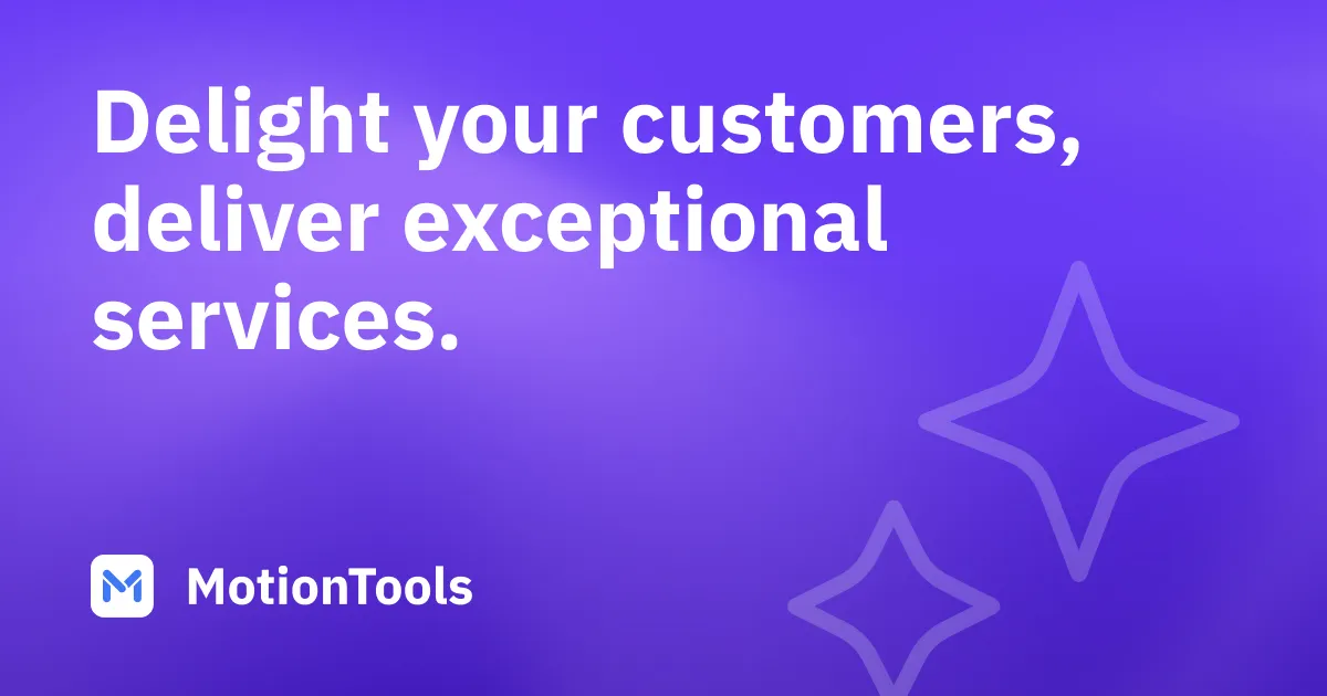 Modern Logistics Software for your Customers - MotionTools