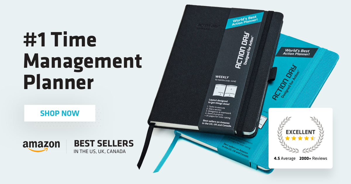 #1 Time Management planner - Action Day®