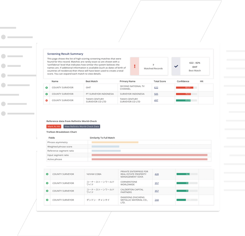 Napier AI: Client Screening | Anti Money Laundering Software