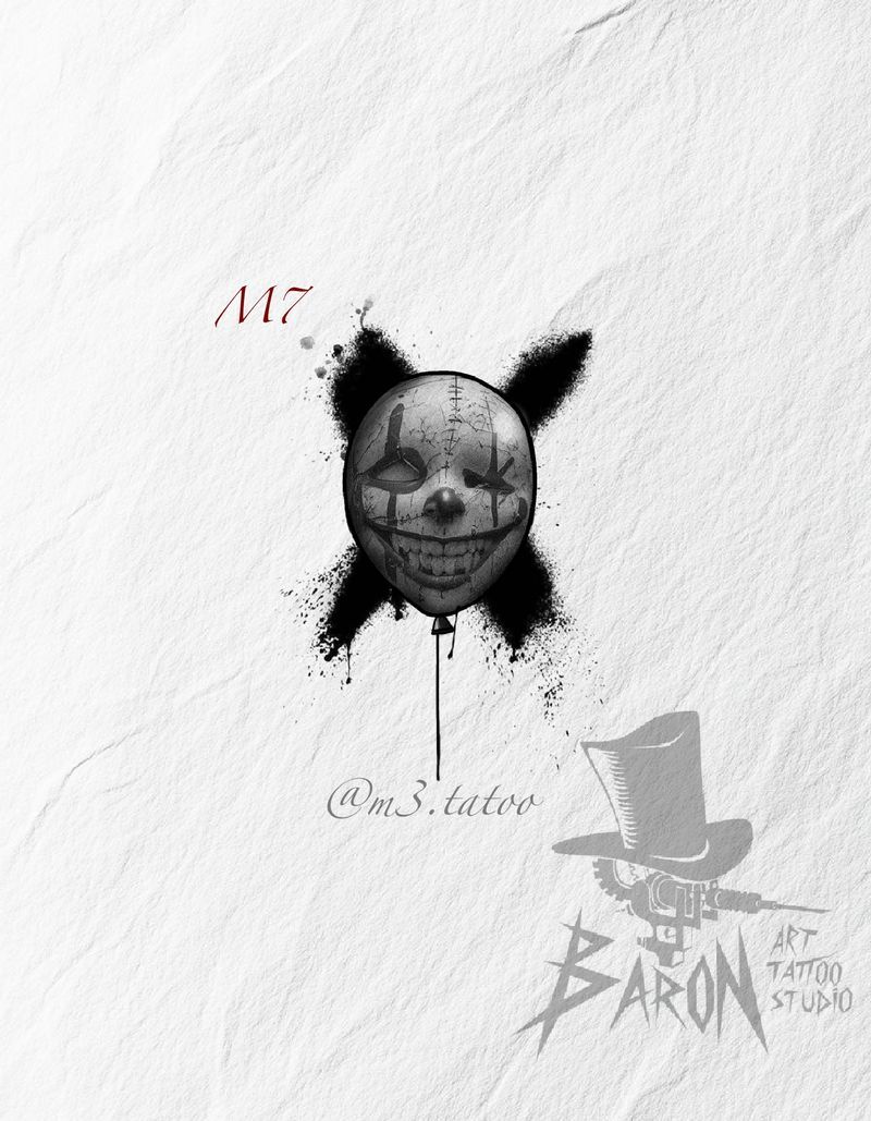 Baron Art Tattoo & Piercing Studio | Memo Wicked Balloon