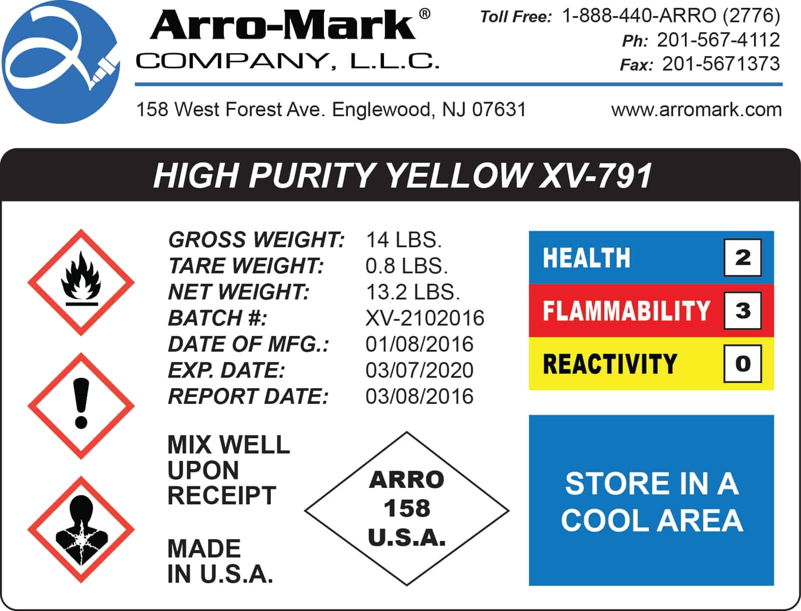 Marking Pens used by Welding Industry • Made in U.S.A. • Arro-Mark ...