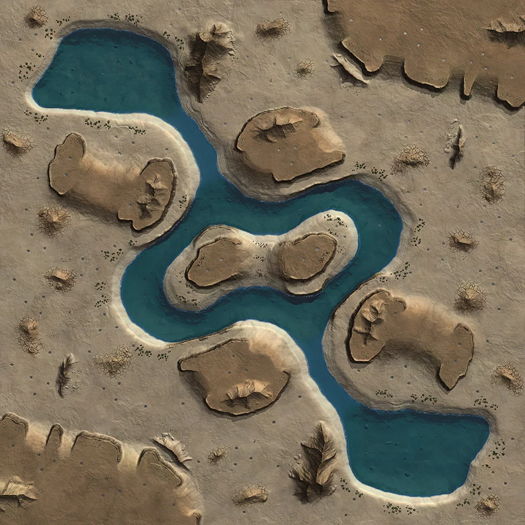 Erebos Lakes | 20 x 20 ⇀ Map ★ Beyond All Reason RTS