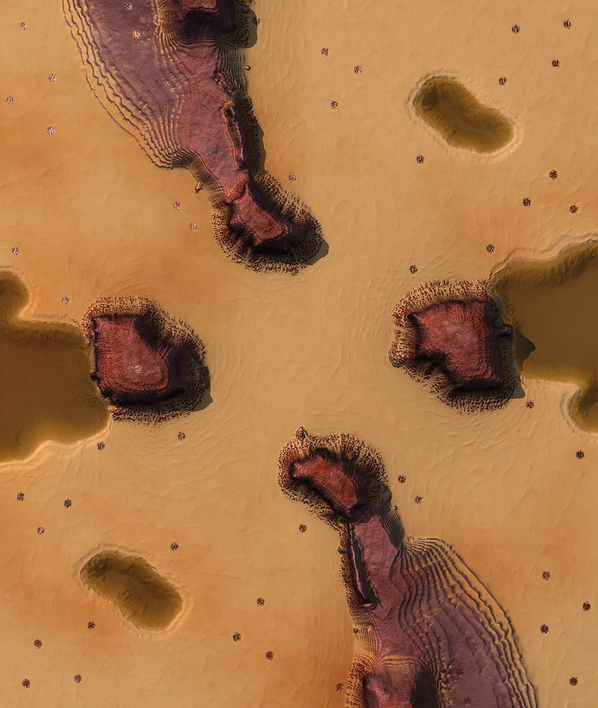 Death Valley | 12 x 14 ⇀ Map ★ Beyond All Reason RTS