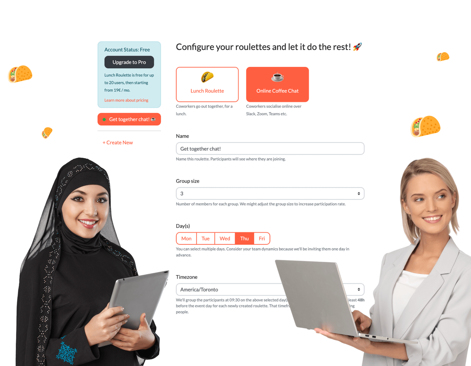 Lunch Roulette - The #1 Donut Slack App Alternative!