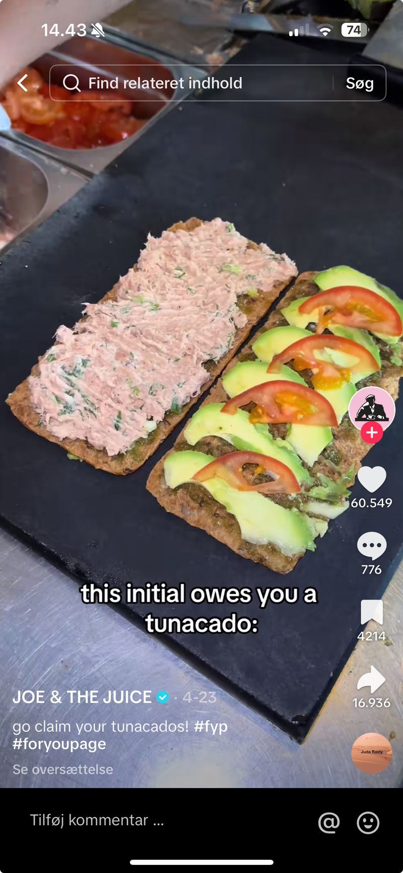 Tunacado | Joe and the Juice's most popular sandwich