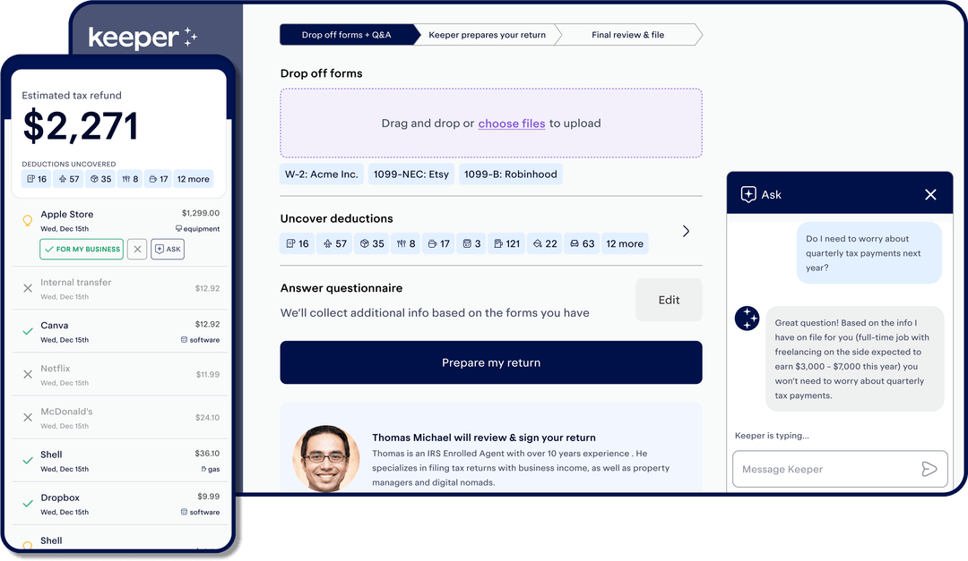 Keeper - tax filing powered by AI