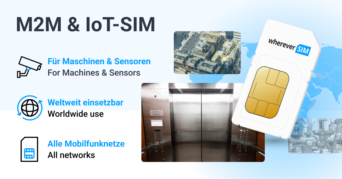 M2M-SIM-Karten für das Gebäude 4.0