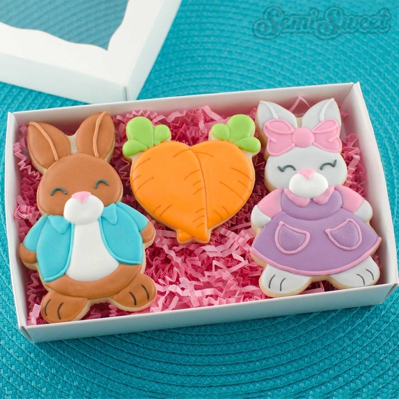 Decorate Cute Easter Bunny Cookies