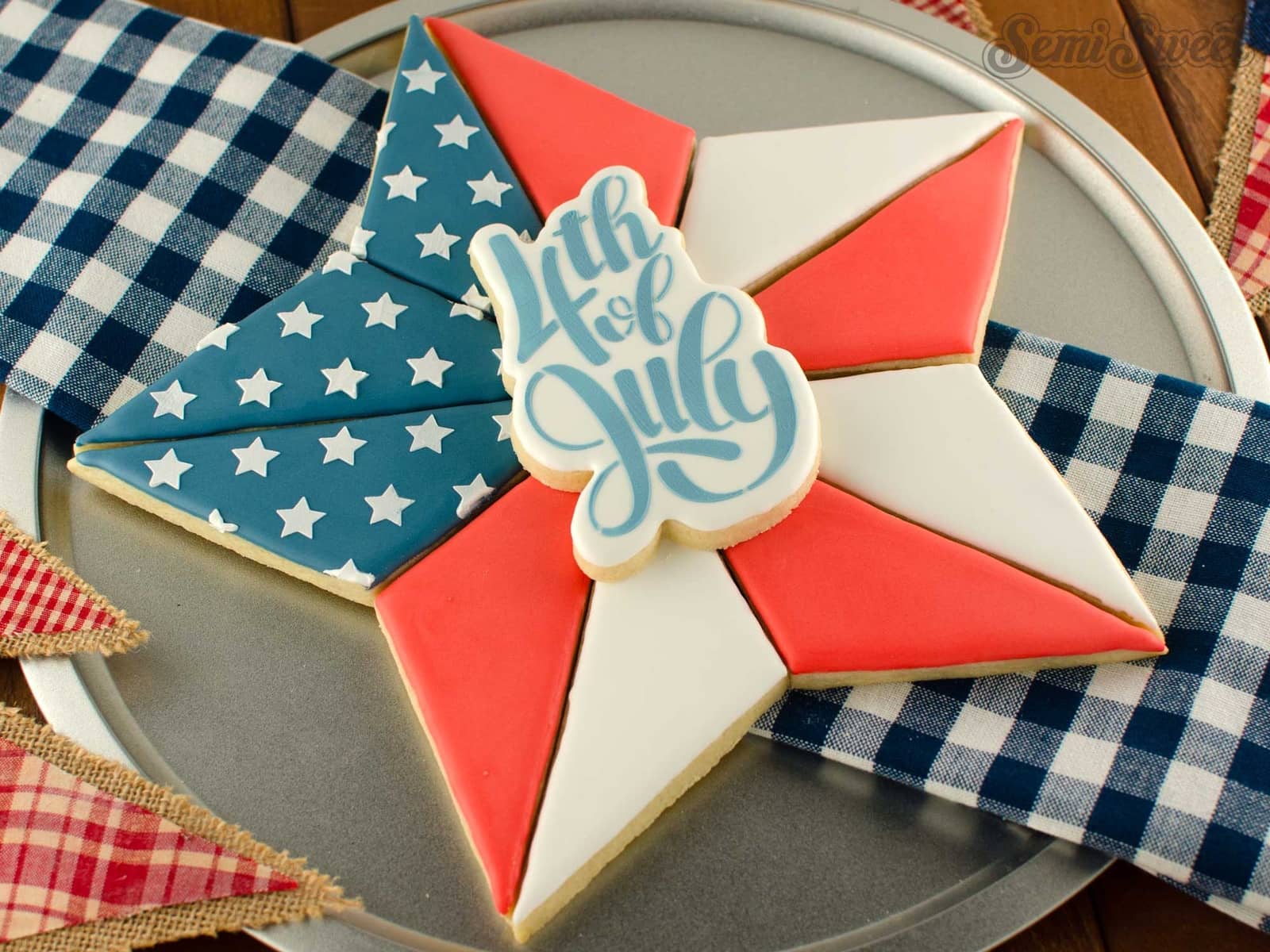 How to Make a Star Cookie Platter