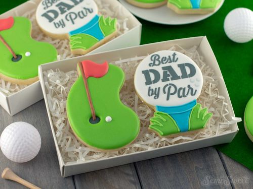 Decorate Easy Golf Cookies for Father's Day