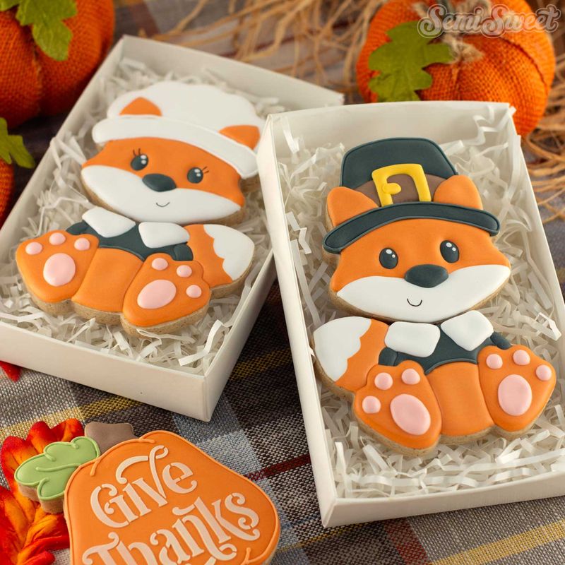 How to Make Autumn Fox Cookies