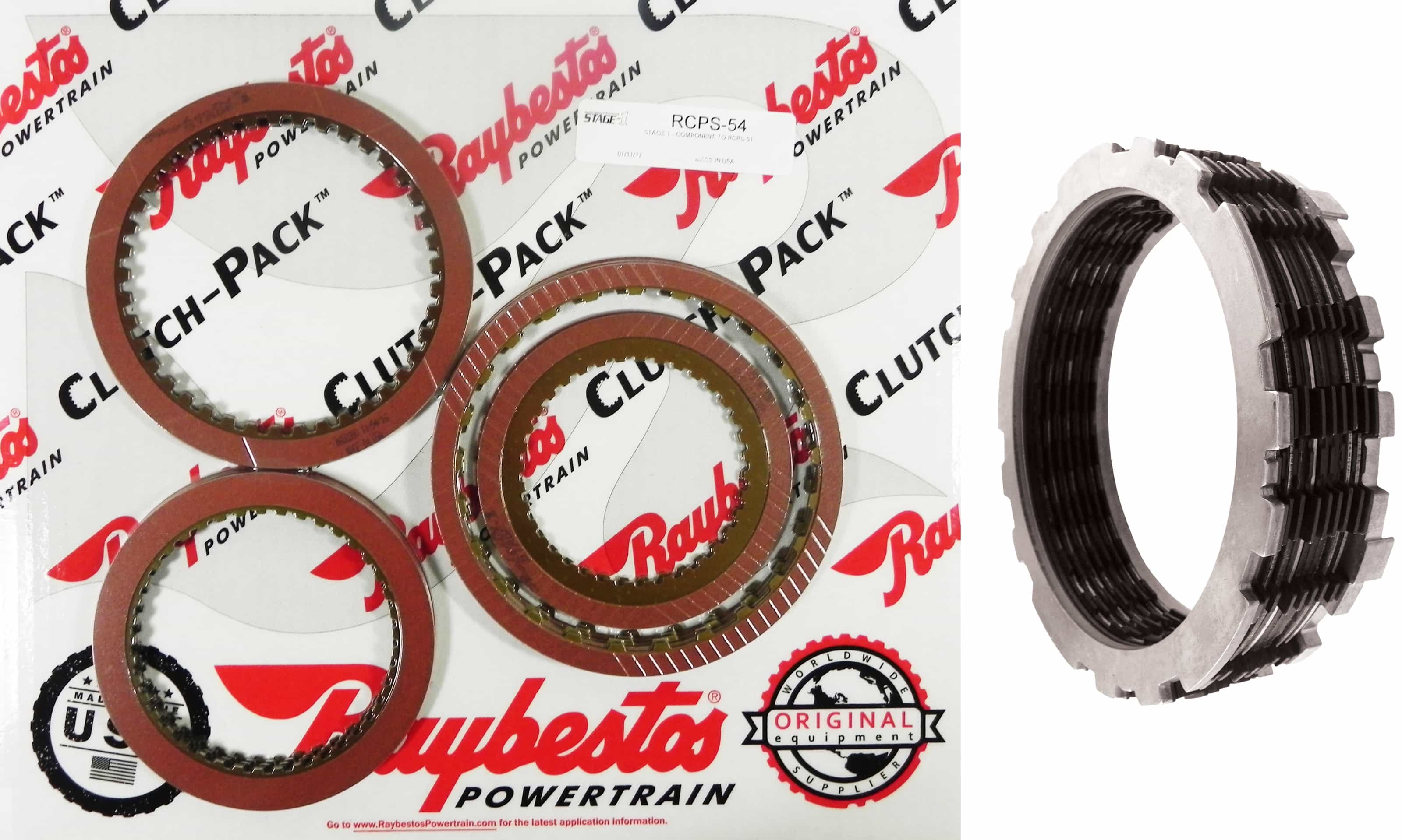 GM 4L60, 4L60E, 4L65E Stage-1 Friction Clutch Pack | Raybestos Powertrain
