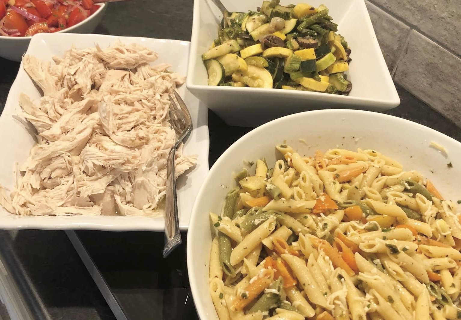 Sunshine Pasta - A Simple Summer Dish - Retreat In the Pines