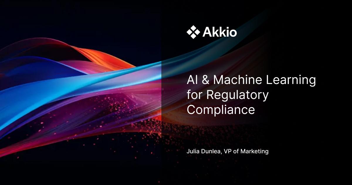 AI & Machine Learning for Regulatory Compliance