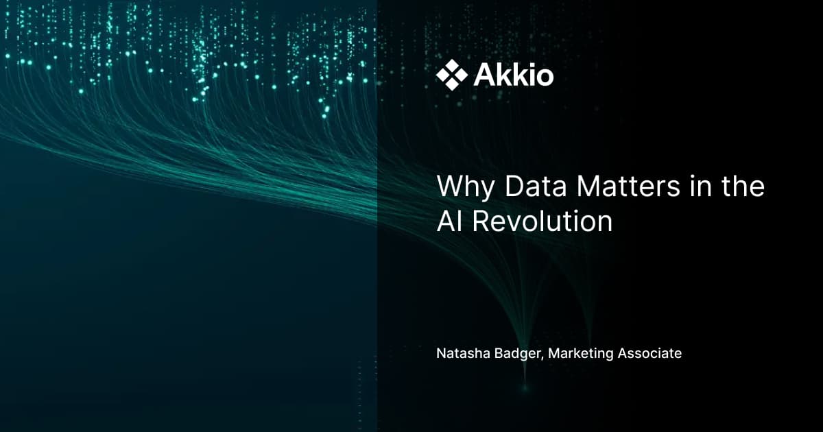 Why Data Matters in the AI Revolution