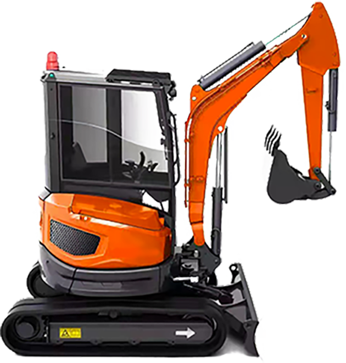 Minibagger 2.5 Tonnen - Motor YANMAR | 2 Jahre Garantie