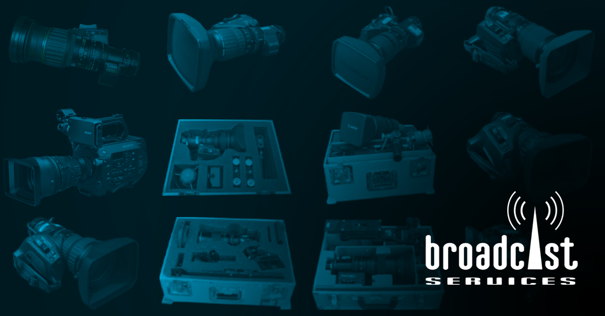 Broadcast camera lenses to hire, from superwide to telephoto