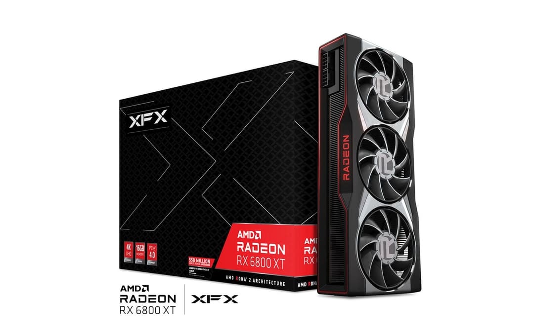 XFX AMD Radeon™ RX 6800 XT Gaming Graphics Card with 16GB GDDR6, AMD ...
