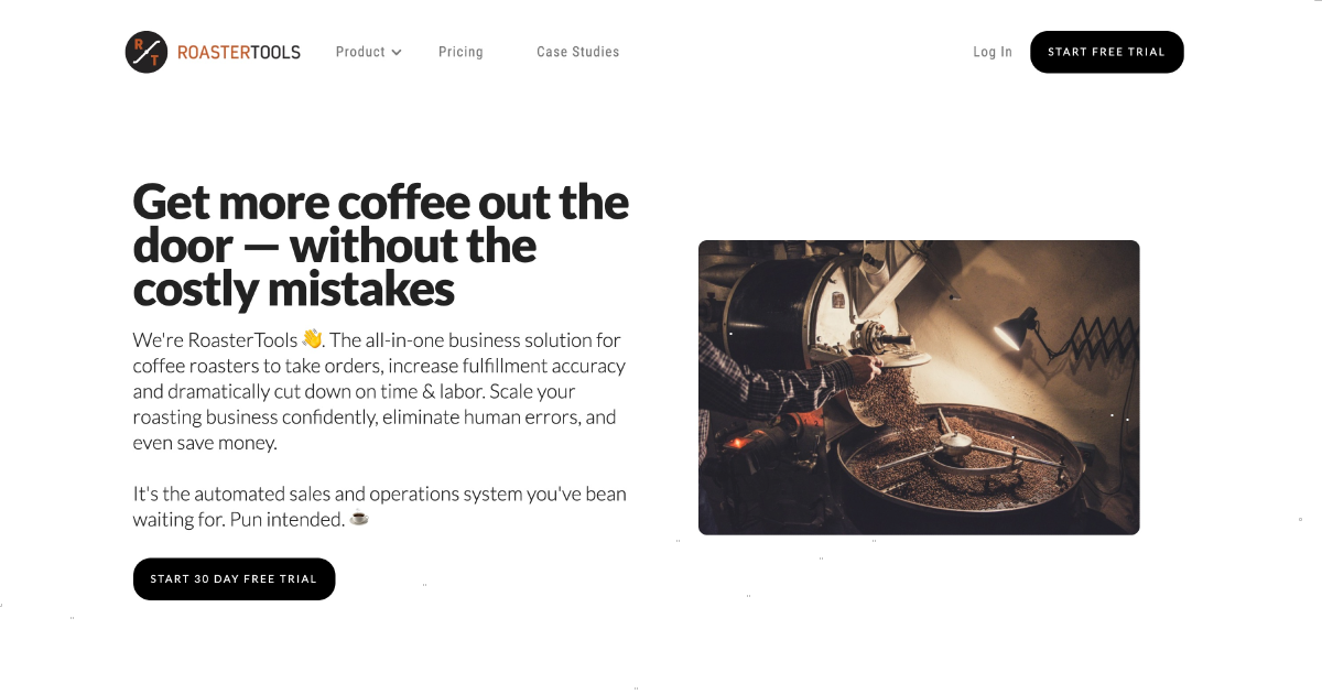 Coffee Roasting Software for Wholesale Roasters | RoasterTools