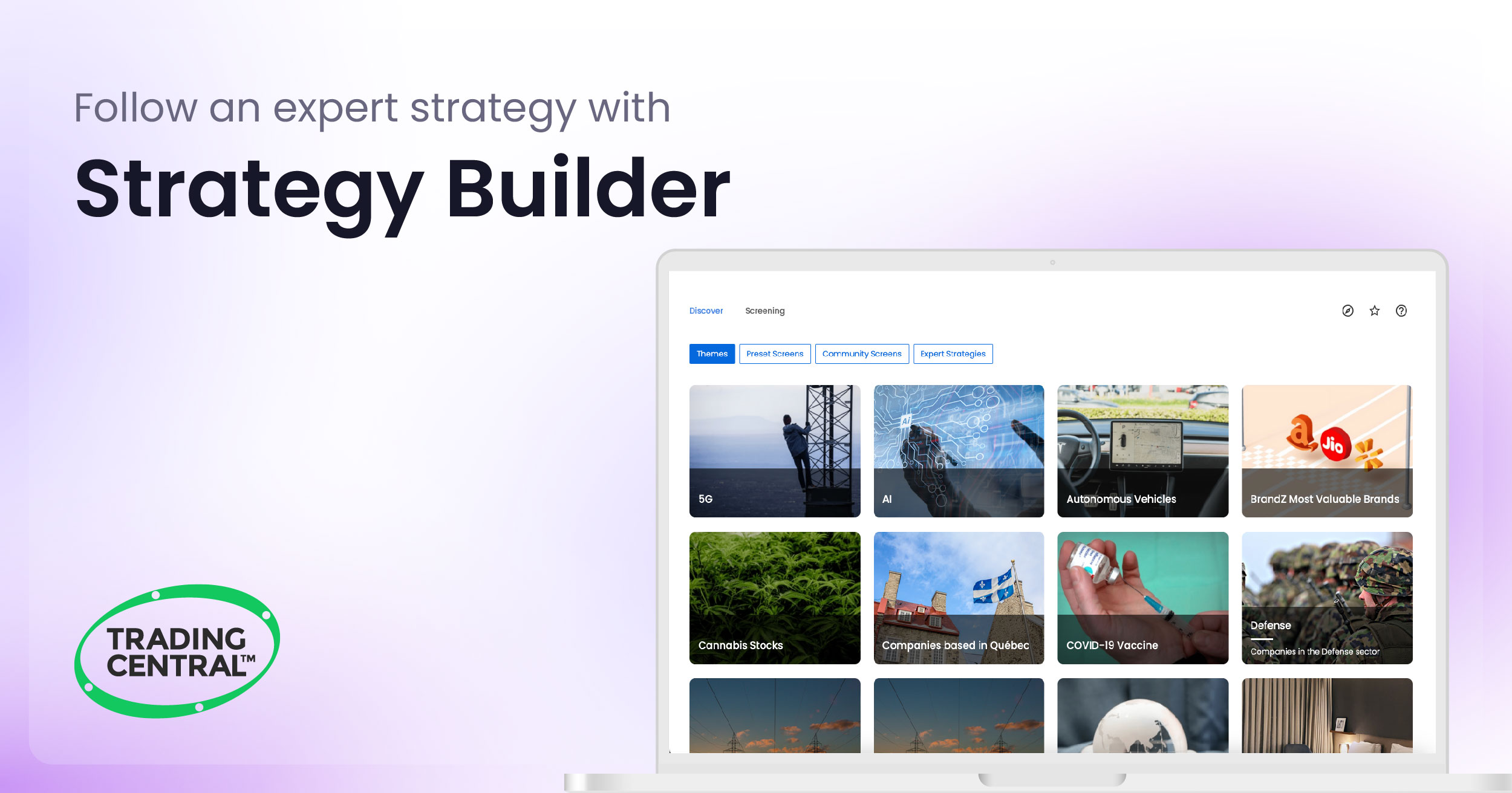 Follow an expert strategy with Strategy Builder