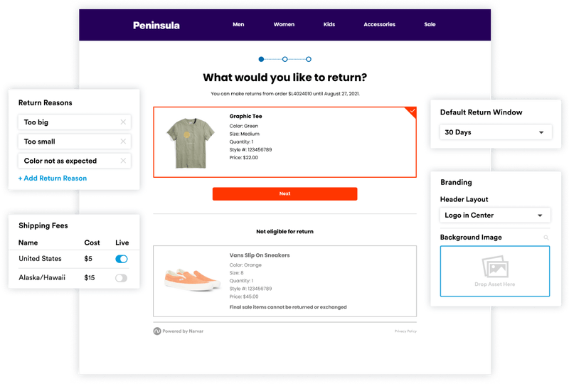 The Best Returns Management Software for E-commerce | Narvar