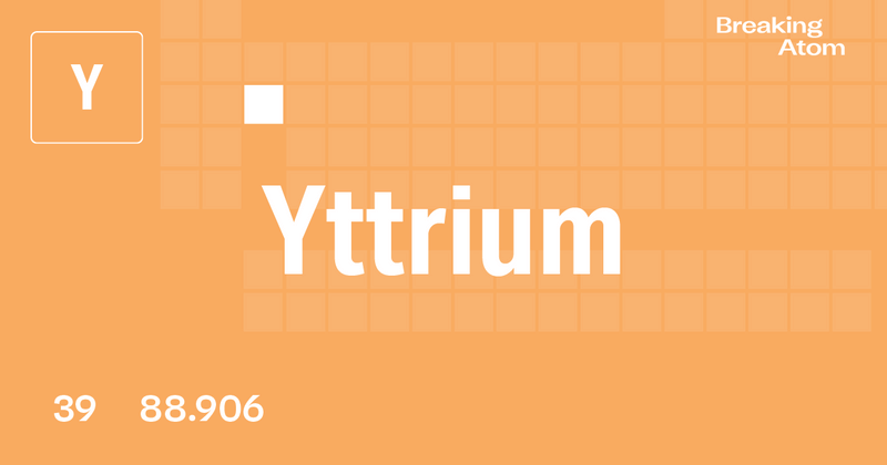 Yttrium (Y) - Atomic Number 39