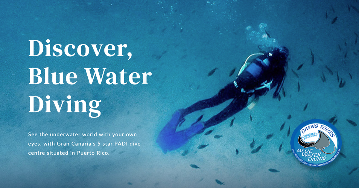 Blue Water Diving | Padi 5* IDC Scuba Diving Centre in Gran Canaria