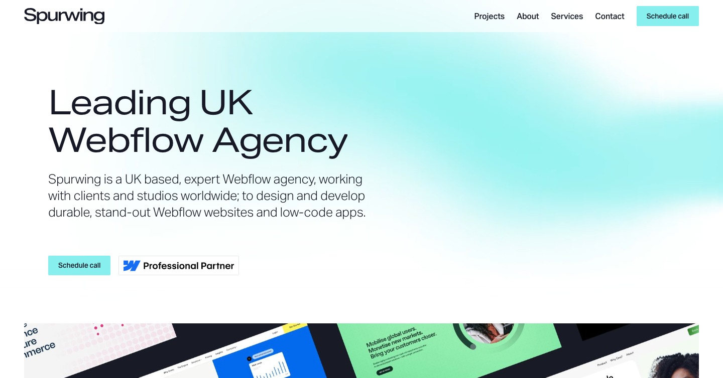 Spurwing — Outstanding Webflow Agency | Webflow Premium Partner