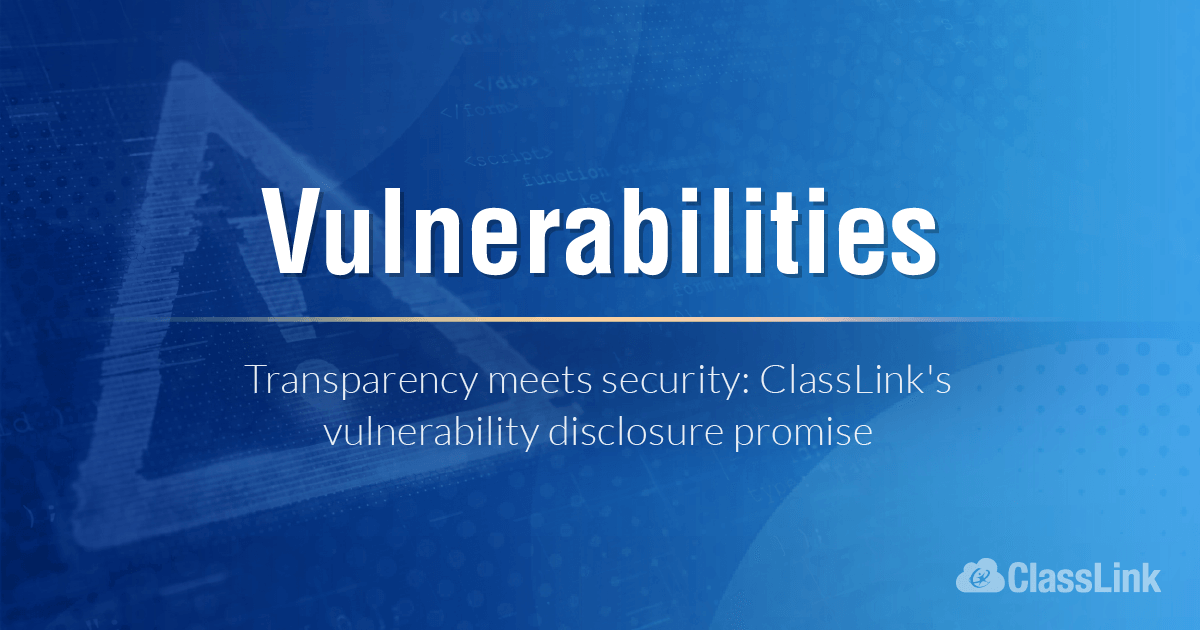 ClassLink | Vulnerabilities