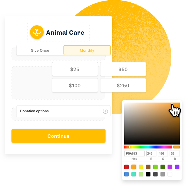 Online Donation Forms for Nonprofits | Embeddable & Simple