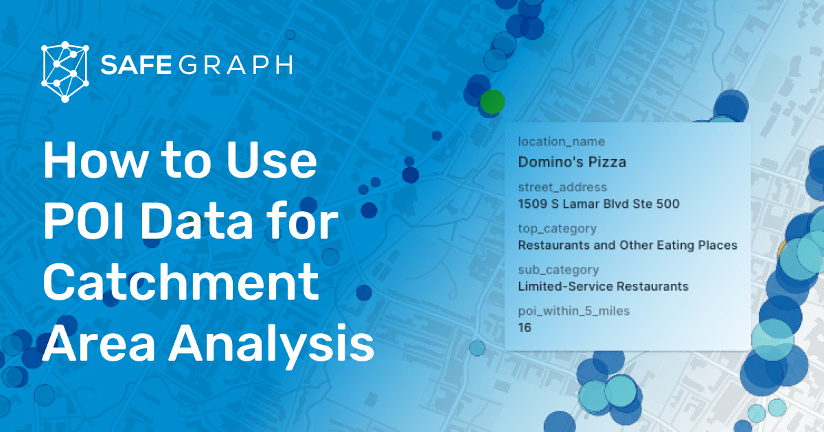 How to Use POI Data for Catchment Area Analysis